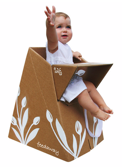 Funny Cardboard Child Chair - Chairblog.eu